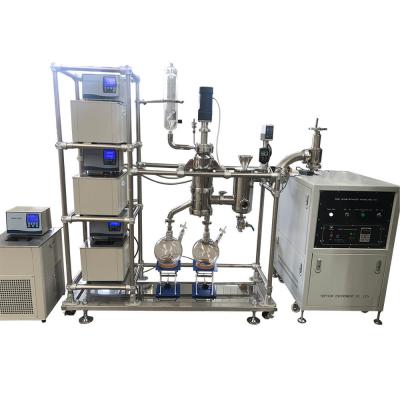 China Wiped Film Molecular Distillation Equipment Ginger Oil Purification for sale