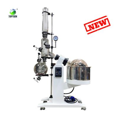 China Hemp Oil Distillation Ethanol Recovery Evaporation Vacuum Rotary Evaporator 50L for sale