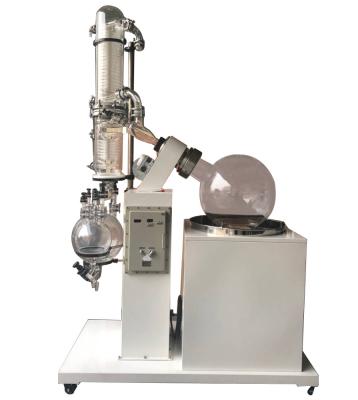 China 100L industrial rotary vacuum evaporator herb essential oil distiller for sale