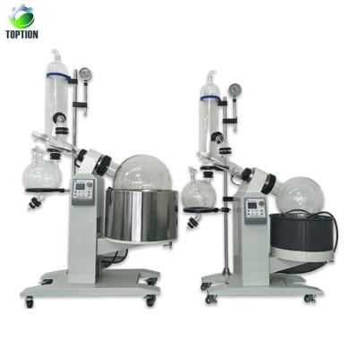 China RE-5230A 30L evaporator ethanol distillation equipment thermal rotary vapor rotovap machine for sale