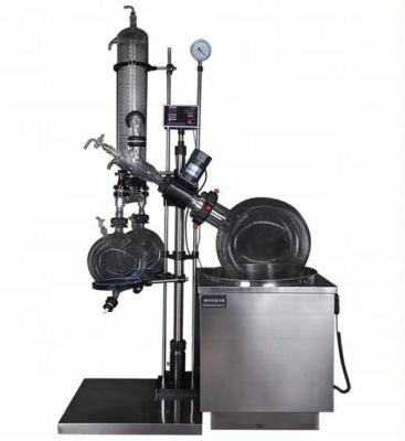 China Industrial Glass Rotary Vacuum Flash Evaporator 30L Rotary Evaporator / Rotovap for sale