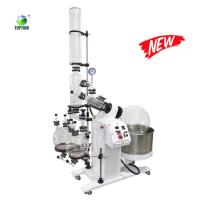 China TOPTION 10l Vacuum Evaporator Rotary Evaporator Distillation With Chiller And PUMP for sale