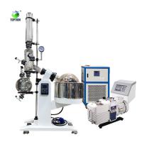 China TOPTION 10l Vacuum Evaporator Rotary Evaporator Distillation With Chiller And PUMP for sale