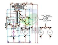 China 50 Liter High Borosilicate Glass Reactor Kettle Explosion Proof Jacketed Glass Reactor for sale