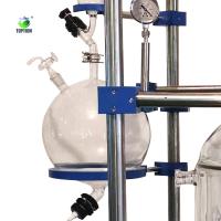 China Explosion Proof Jacketed Glass Reactor System For Chemical Reaction for sale