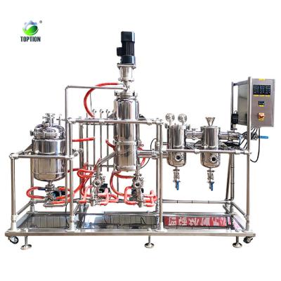 China Stainless Steel Short Path Distillation Kit With 30L Jacketed Tank for sale