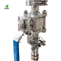 China Stainless Steel Short Path Distillation Kit With 30L Jacketed Tank for sale