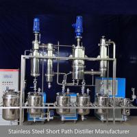 China Essential Oil Distillation Unit With Self Cleaning Heating Surface for sale