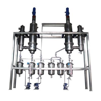 China 18~30L Stainless Steel Wiped Film Evaporator Short Path  Alcohol Distillation for sale