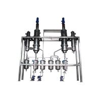 China Wiped Film Short Path Distiller Kits With 20L Jacketed Layer SS Vessel for sale