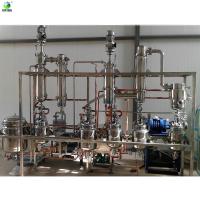 China Stainless Steel Steam Vacuum Molecular Distillation Unit 1-3L /h for sale
