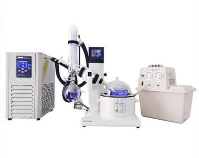 China Condenser Design Rotary Evaporator Complete Set With Chiller And Pump for sale