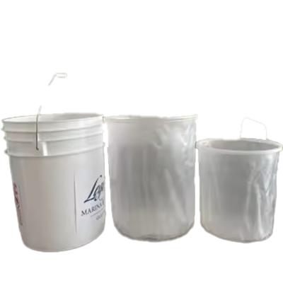 China Red Custom Liner for Paint Glue and Chemical Liquid in Plastic Bucket Container for sale