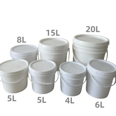 China 2 Gallon 4 Gallon Plastic Bucket with Heat Transfer Printing and Easy-Opening Lid for sale