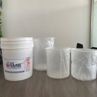China Convenient Red Disposable Plastic Bucket Liner Customize Needs for Easy Disposal for sale