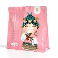 China PE Material Cat Litter Bag with Handle and Zip Lock Your Feline Friend's Best Choice for sale