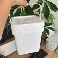 China 5L Square Plastic Bucket for Drinks and Cosmetics Made of Food Grade Material for sale
