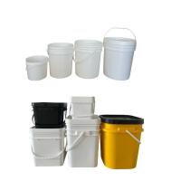 China Candy Bucket Food Container Plastic Bucket with Buckets Lid handle Accessories for sale