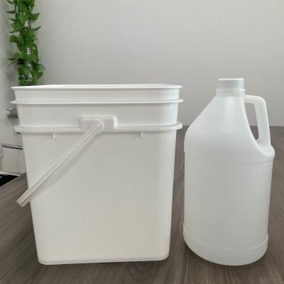 China Food-Grade 4 Gallon Square Plastic Bucket with Sealable Lid and 15 Liter Capacity for sale