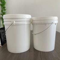 China Sealable LID Plastic Bucket 20 Liter for Paint Printing Silk screem /Heat transfer/IML for sale