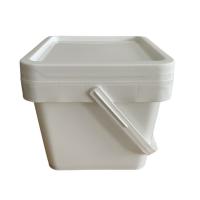 China 1 Gallon Square Bucket with Lid 4 Liter Thickness 1.0 to 2.5 MM Tool Storage Solution for sale