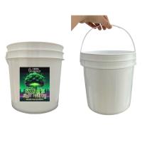 China 1 Gallon Plastic Bucket Food Pail with Thickness 1.0 to 2.5 MM GAP/ISO/FDA Certified for sale