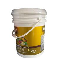 China Square 5 Gallon 6.5 Gallon Grease Plastic Container with Custom Heat Transfer Printing for sale