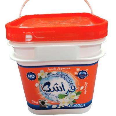China 1.0 to 2.5 MM Thickness Plastic Bucket for Laundry Detergent Powder for sale