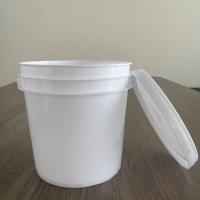China Transparent 5 Gallon Plastic Paint Bucket Customize YES 20 Liter Plastic Bucket for Paint for sale