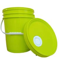 China Customize 1L 2L 3L 5L 8L 10L 15L 20L 25L Plastic Bucket Round Shape Pail with Handle for sale