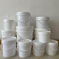 China Customize 1L 2L 3L 5L 8L 10L 15L 20L 25L Plastic Bucket Round Shape Pail with Handle for sale