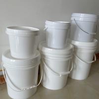 China Round Square Plastic Pail 5 Gallon 20 Liter Multi-Purpose Bucket with Easy-Opening for sale