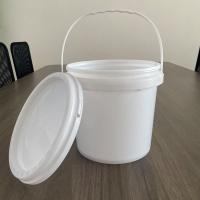 China 5 Liter Eco-Friendly Plastic Food Bucket with Easy-Opening Lid and Tamper Evident Seal for sale