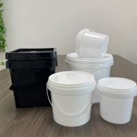 China 5 Liter Eco-Friendly Plastic Food Bucket with Easy-Opening Lid and Tamper Evident Seal for sale