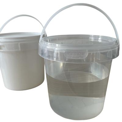 China 1L PP Food Grade Plastic Round Buckets Custom Printed Leak Proof Thickness 1.0 to 2.5 MM for sale