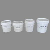 China 1L PP Food Grade Plastic Round Buckets Custom Printed Leak Proof Thickness 1.0 to 2.5 MM for sale