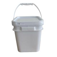 China Custom Printing Plastic Bucket for Coffee Beans Round or Square Shape Leak Proof Design for sale