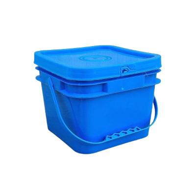China Square Bucket With Lid and Handle for Plastic Food Container Storage of Dry Food Nuts for sale