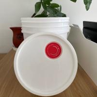 China Leak Proof Food Grade PP 5 Gallon 20L Plastic Pail Clear Bucket With Lid Free Sample for sale