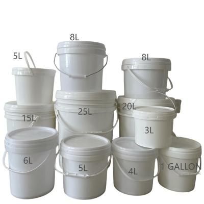 China Tamper Proof 5 Gallon Plastic Buckets with Lid and Handle Essential Storage Solution for sale