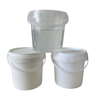 China Customize 1L 2L 3L 1 Gallon Food Grade Unbreakable Clear Plastic Buckets for Industrial for sale