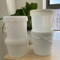 China Clear Buckets 1L 2L 3L 1 Gallon Food Grade Unbreakable Plastic Bucket 1.0 to 2.5 MM for sale
