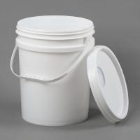 China Food Grade 5 Gallon Plastic Buckets with Lid Silk Screen Print Method for sale