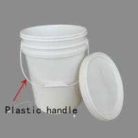 China Food Grade 5 Gallon Plastic Buckets with Lid Silk Screen Print Method for sale