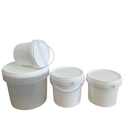 China Durable 2L 10L 15L 16L 20L 18L 40L Round Plastic Bucket Paint Bucket with Plastic Lid for sale