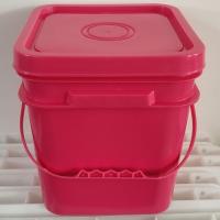 China Square Bucket with Lid 4L 5L 6L 8L 10L 4 Gallon Plastic Bucket for Water Store for sale