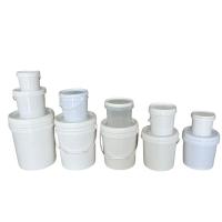 China Round Food Grade Plastic Pail with IML Printing and Customizable Options for sale