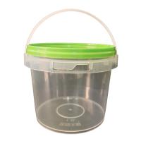 China Food Grade 2 Liter Plastic Bucket with 1.0-2.5 MM Thickness and GAP/ISO/FDA Certificate for sale