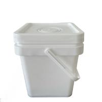China Certified Square Plastic Bucket with Lid Versatile and Round or Square for sale