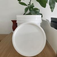 China 20L Industrial Packaging Plastic Bucket for Chemical Complete Buckets Lid Handle Set for sale